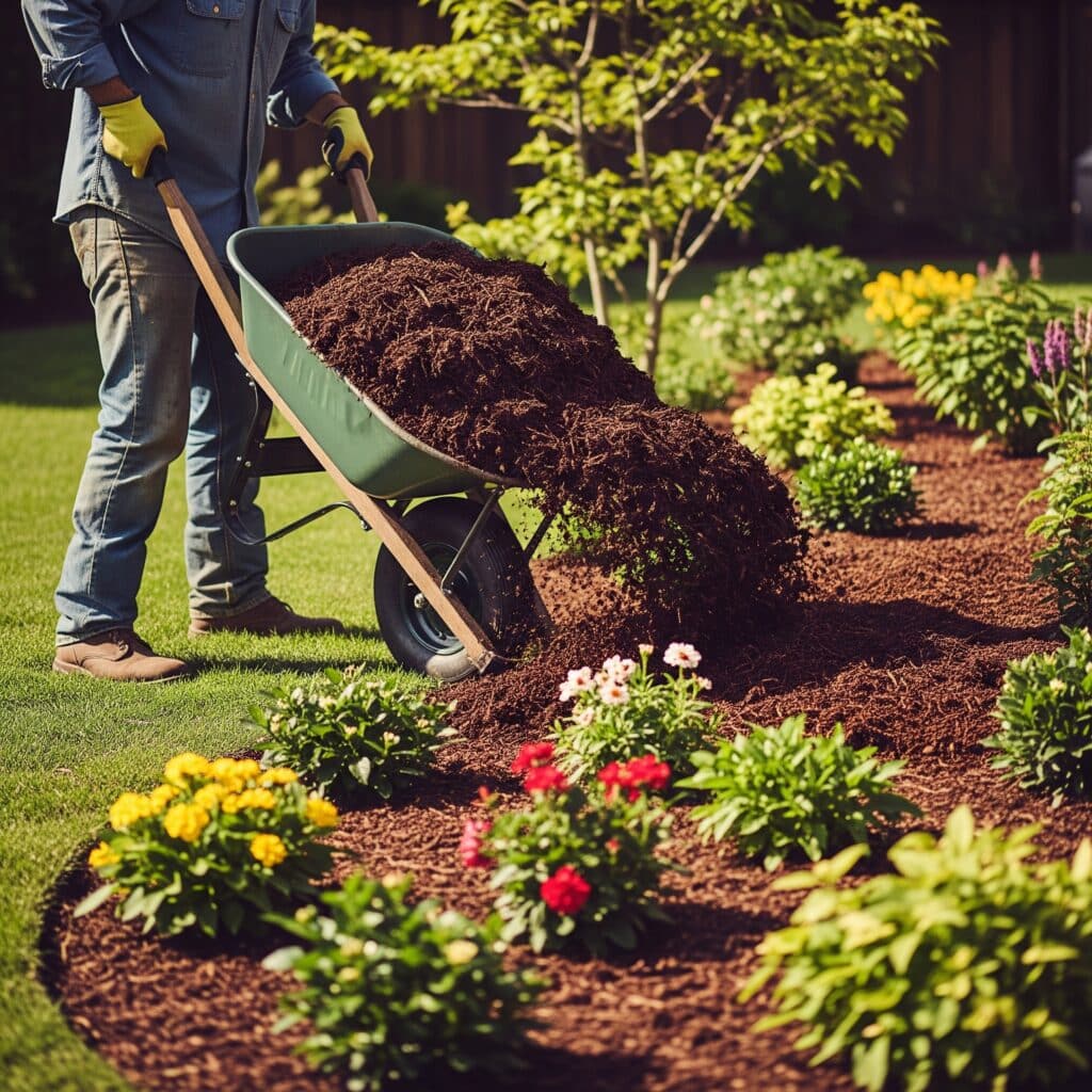 Mulch Installation — Mulch Pros Landscape Supply